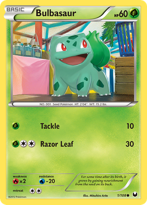 Bulbasaur (1/108) - Dark Explorers (Reverse Holo) Value - GoCollect