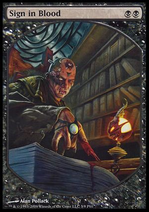 Sign in Blood (Player Rewards Promos) Value - GoCollect