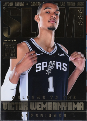 Slam #247 (Wembanyama Gold Metal Edition) Value - GoCollect