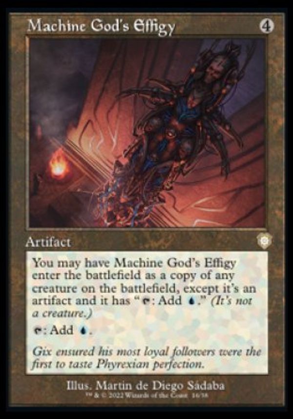 Machine God's Effigy (The Brothers' War Commander Decks) Value ...