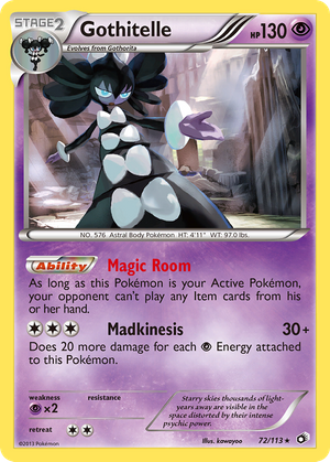 Gothitelle (72/113) - Legendary Treasures (Reverse Holo) Value - GoCollect
