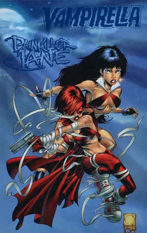 Vampirella / Painkiller Jane #1 (Blue Foil Edition) Value - GoCollect