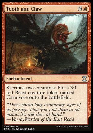 Tooth and Claw (Eternal Masters) Value - GoCollect