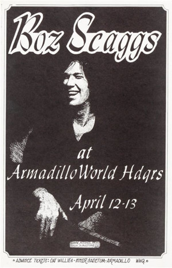Boz Scaggs Armadillo World Headquarters 1974 Value - GoCollect (boz-scaggs-armadillo-world ...