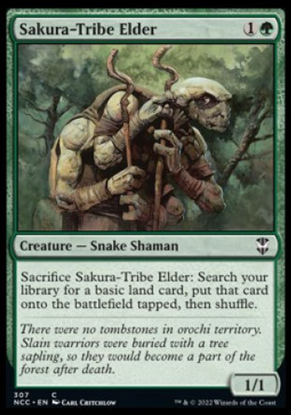 Sakura-Tribe Elder (Streets of New capenna Commander Decks) Value ...