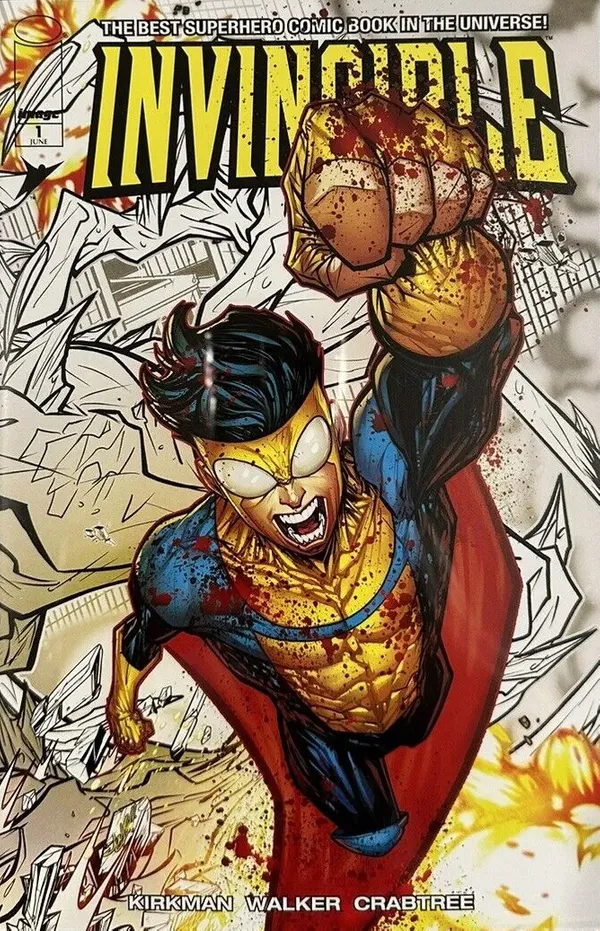 Invincible #1 (Meyers Sketch Edition) Value - GoCollect (invincible-1-8 )