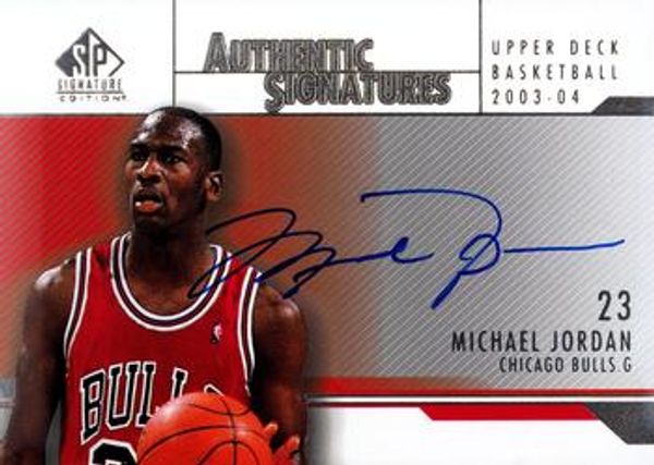 Michael Jordan 2003-04 SP Signature Edition - Authentic Signatures #AS ...