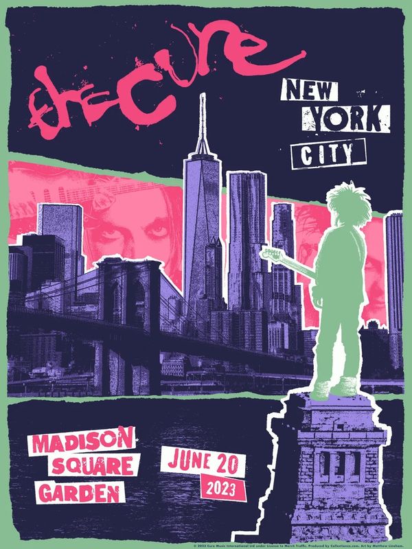 The Cure Madison Square Garden New York City 2023 (June 20th Edition ...