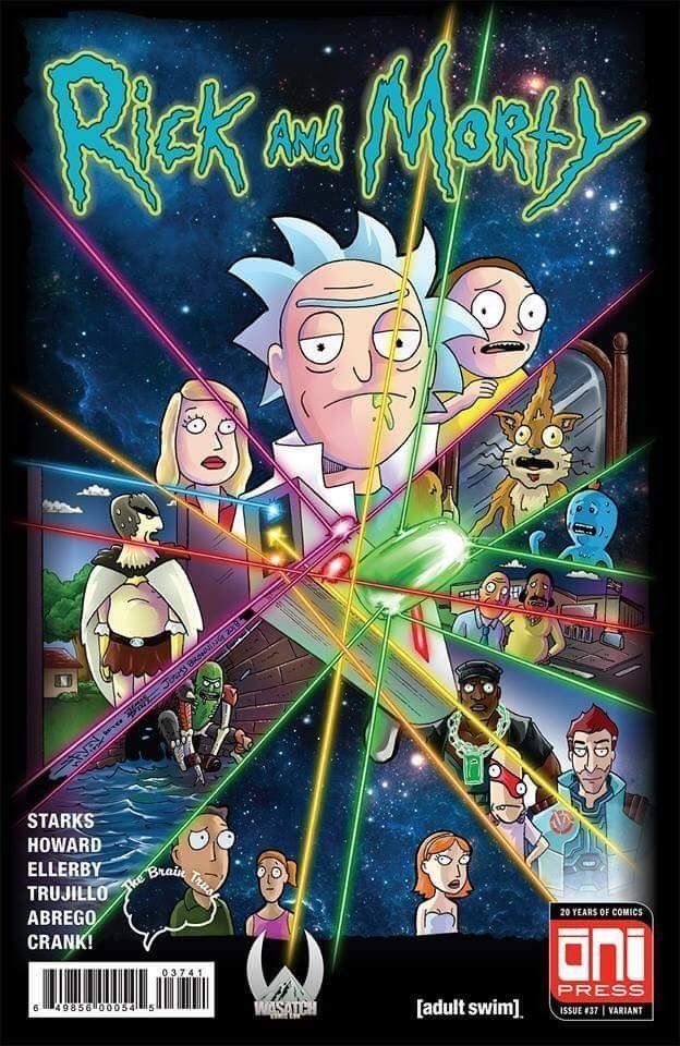 Rick and Morty #37 (The Brain Trust Edition Infinity Gauntlet Homage) Value - GoCollect