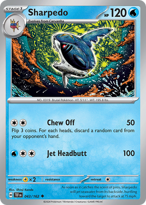 Sharpedo (43/162) - Temporal Forces Value - GoCollect