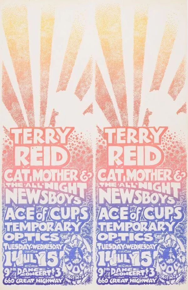 FD-700714 Terry Reid Double Uncut Handbill 1970 Value - GoCollect (fd ...