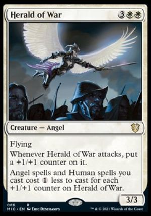 Herald of War (Innistrad Midnight Hunt Commander Decks) Value - GoCollect