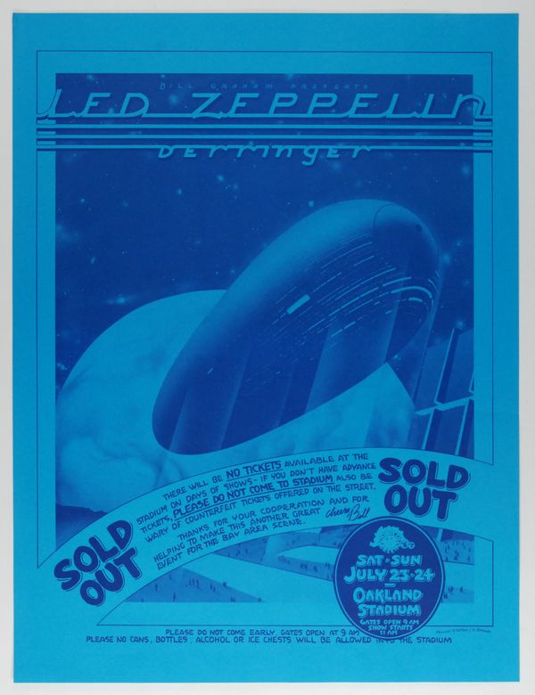 Led Zeppelin Oakland Stadium 1977 Value - GoCollect (led-zeppelin )