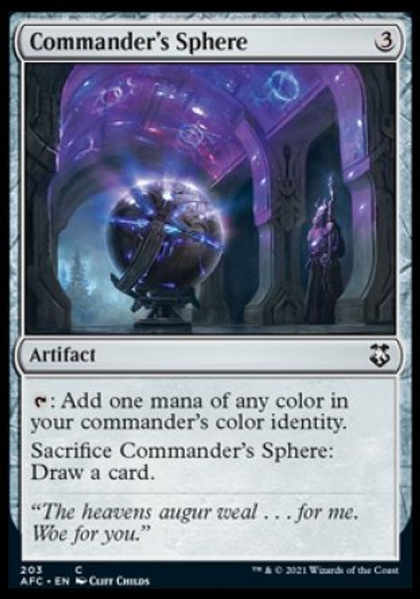 Commander's Sphere (D&D Forgotten Realms Commander Decks) Value ...