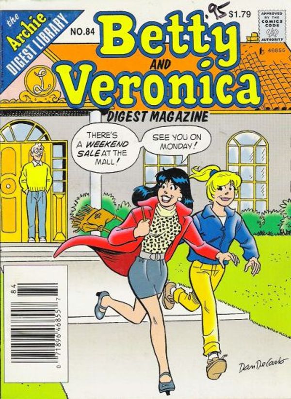 Betty and Veronica Comic Digest Magazine #84 Value - GoCollect (betty-and-veronica-comic-digest ...