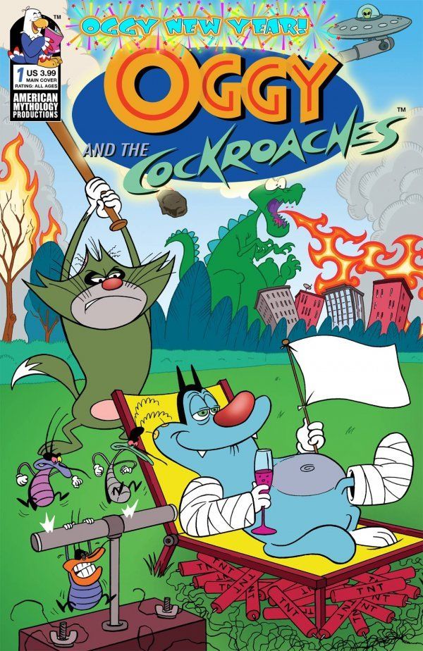 Oggy And The Cockroaches Oggy New Year #1 Value - GoCollect