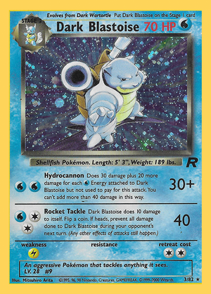 Dark Blastoise (3/82) - Team Rocket (Unlimited) Value - GoCollect