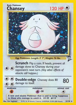 Chansey (3/130) - Base Set 2 Value - GoCollect (chansey-3-130-base-set-2 )