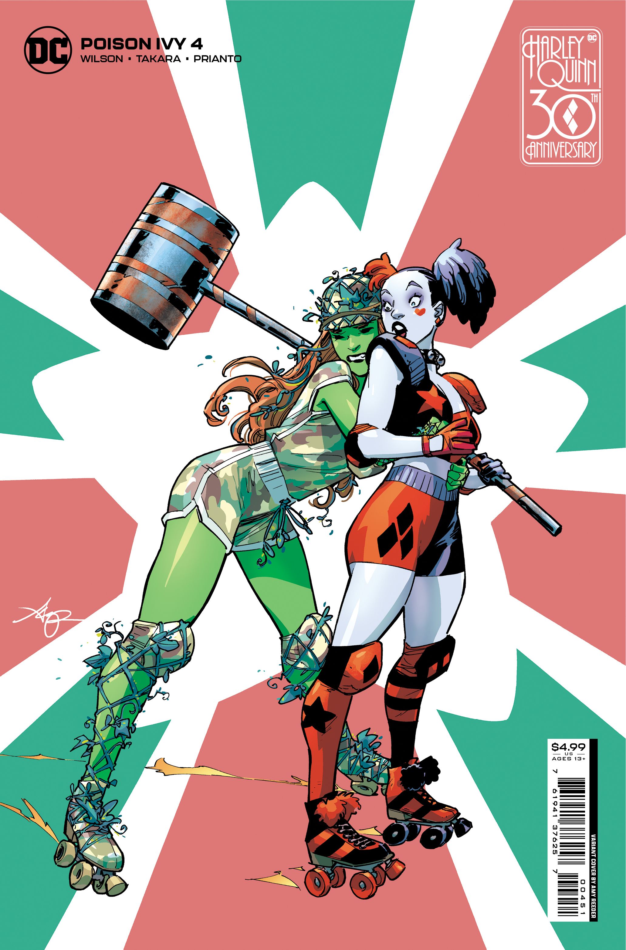 Poison Ivy #4 (Cvr D Amy Reeder Harley Quinn 30th Anniversary Card ...