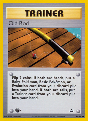 Old Rod (Trainer) (64/64) - Neo Revelation Value - GoCollect (old-rod ...