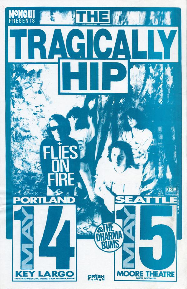 The Tragically Hip Key Largo & Moore Theater 1990 Value - GoCollect ...