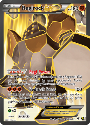 Regirock EX (43a) - Fates Collide Value - GoCollect