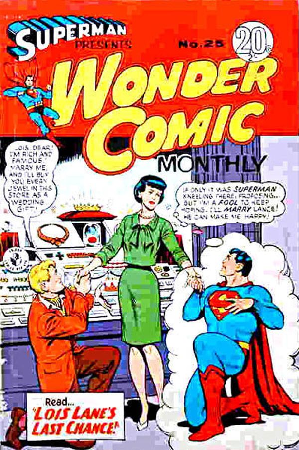 Superman Presents Wonder Comic Monthly #25 Value - GoCollect (superman ...