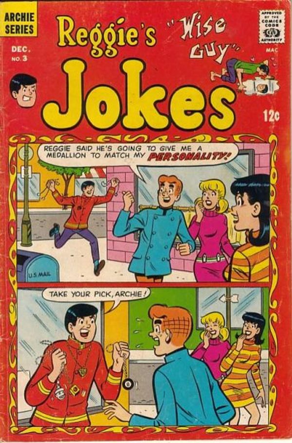Reggie's Wise Guy Jokes #3 Value - GoCollect (reggie-s-wise-guy-jokes-3 )