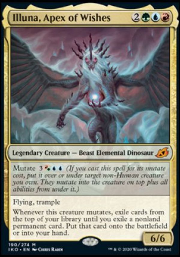 Illuna, Apex of Wishes (Ikoria Lair of Behemoths) Value - GoCollect ...