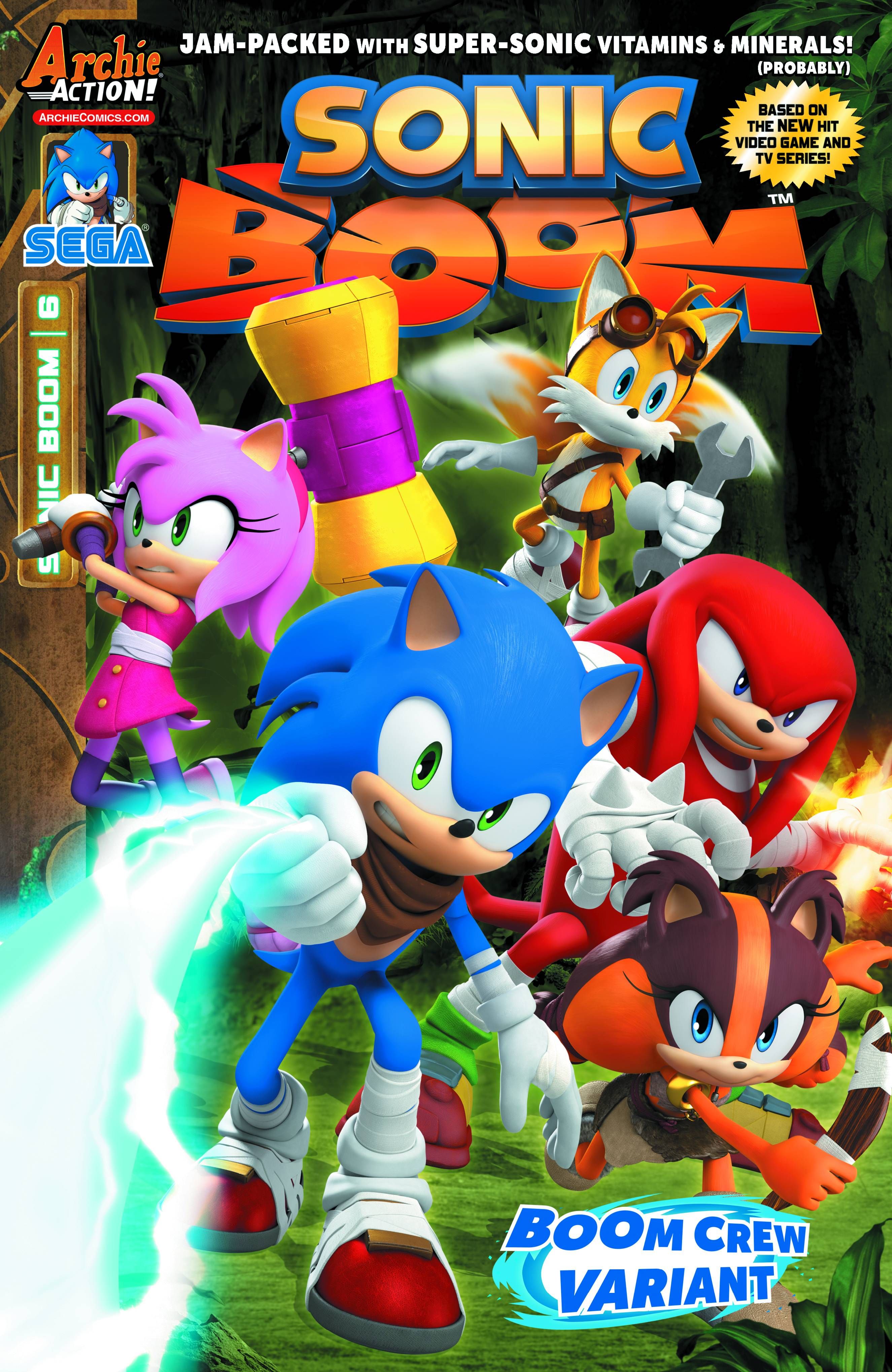 Sonic Boom #6 (Boom Crew Variant Cover) Value - GoCollect