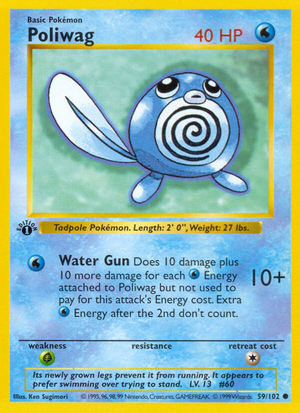 Poliwag (59/102) - Base (1st Edition) Value - GoCollect