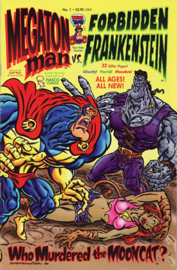Megaton Man Vs Forbidden Frankenstein 1 Value Gocollect Megaton
