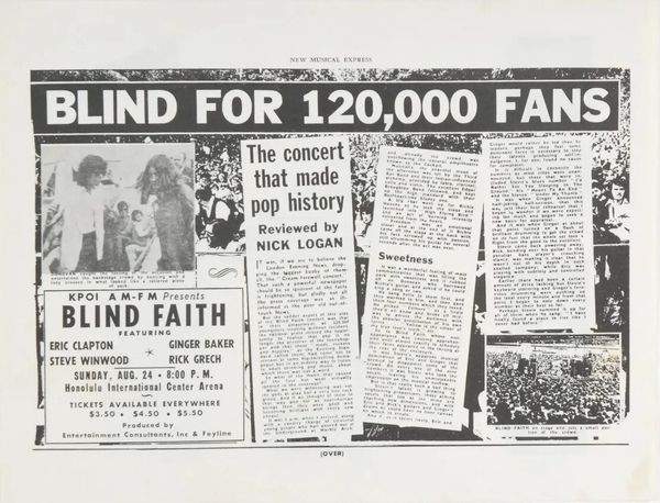 Blind Faith Honolulu International Center Arena Handbill 1969 Value ...