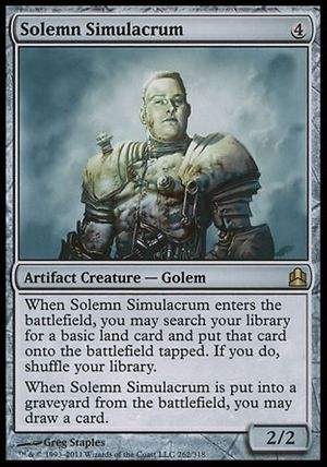 Solemn Simulacrum (MTG Commander) Value - GoCollect