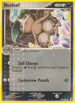 Nuzleaf (39/100) - Crystal Guardians Value - GoCollect