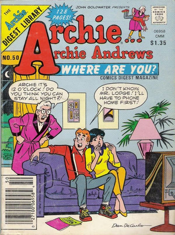 Archie... Archie Andrews Where Are You? Comics Digest Magazine #50 ...