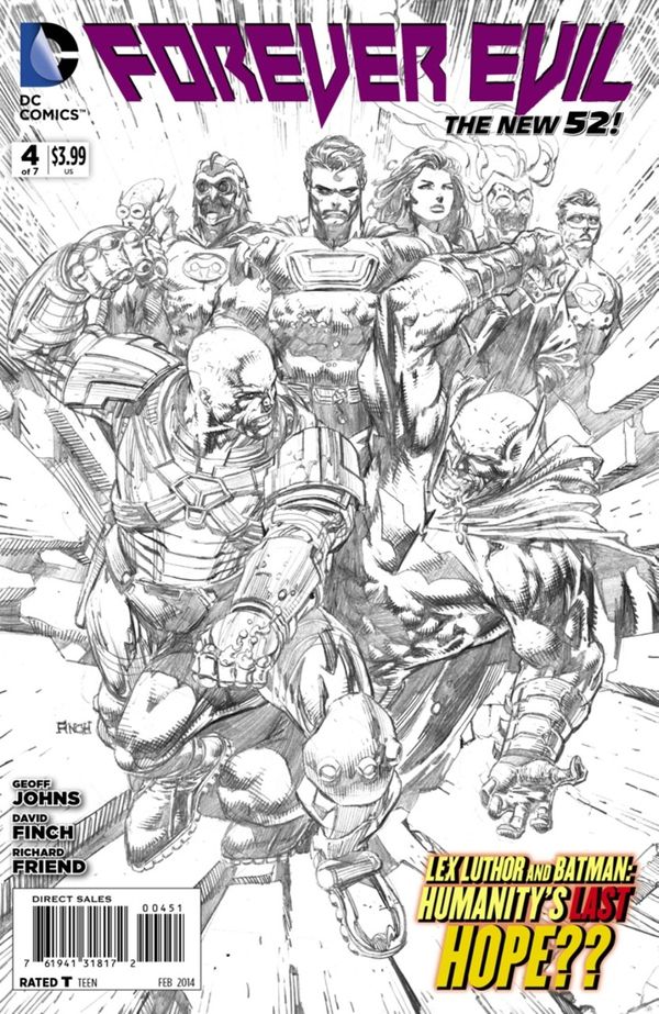 Forever Evil #4 (Sketch Cover) Value - GoCollect (forever-evil-4-sketch ...