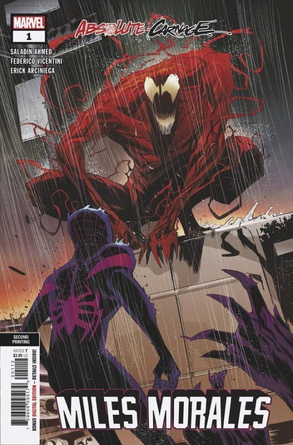 Absolute Carnage: Miles Morales #1 (2nd Printing) Value - GoCollect ...