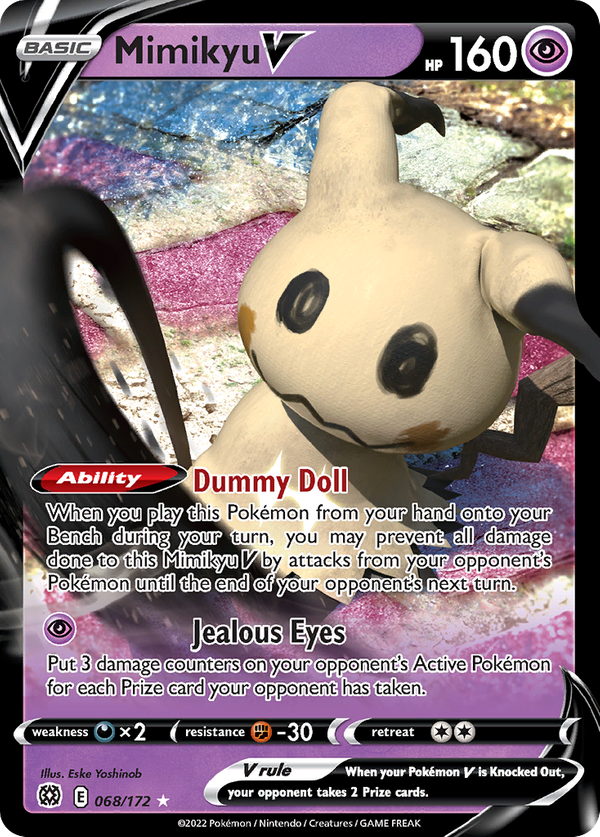 Mimikyu V (68/172) - Brilliant Stars Value - GoCollect (mimikyu-v-68-172-brilliant-stars )