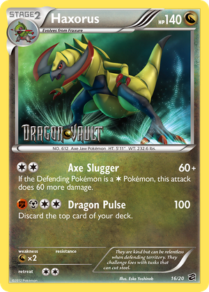 Haxorus (16/20) - Dragon Vault Value - GoCollect