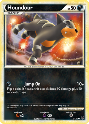 Houndour (54/90) - HS—Undaunted Value - GoCollect