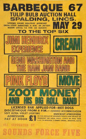 Jimi Hendrix & Cream Tulip Bulb Auction Hall 1967 Value - GoCollect