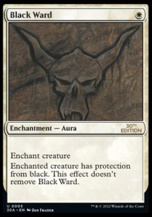 Black Ward (Magic 30th Anniversary Edition) Value - GoCollect
