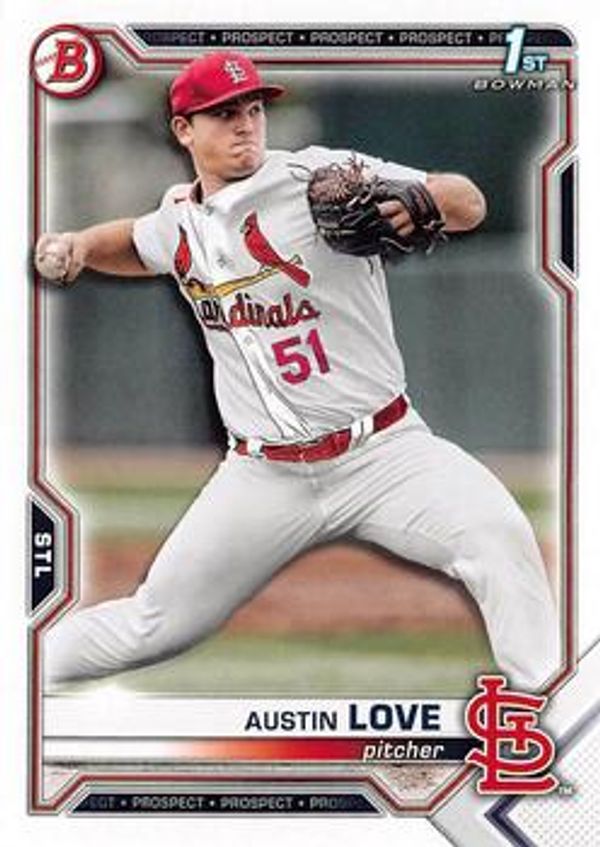 Austin Love 2021 Bowman Draft Baseball #BD-164 Value - GoCollect ...