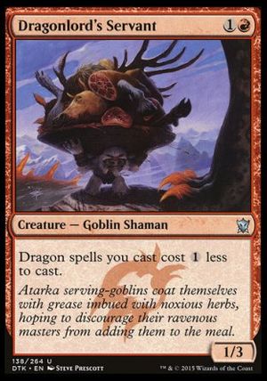 Dragonlord's Servant (Dragons of Tarkir) Value - GoCollect