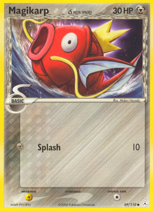 Magikarp δ (69/110) - Holon Phantoms (Reverse Holo) Value - GoCollect