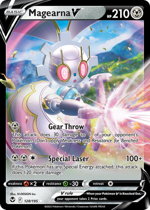 Magearna V (128/195) - Silver Tempest Value - GoCollect (magearna-v-128-195-silver-tempest )