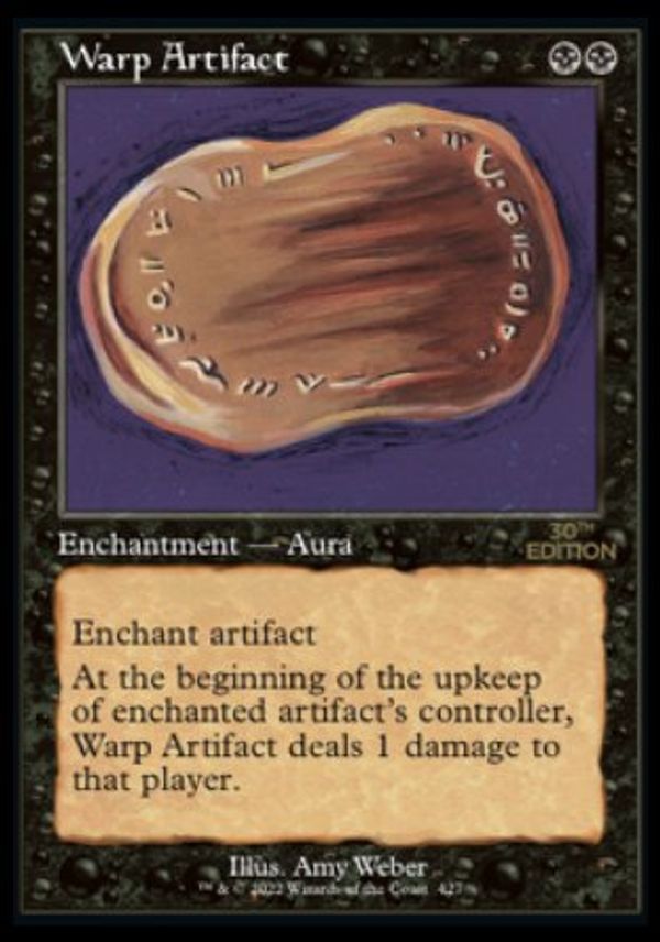 Warp Artifact (Magic 30th Anniversary Edition - Old Frame) Value - GoCollect (warp-artifact ...