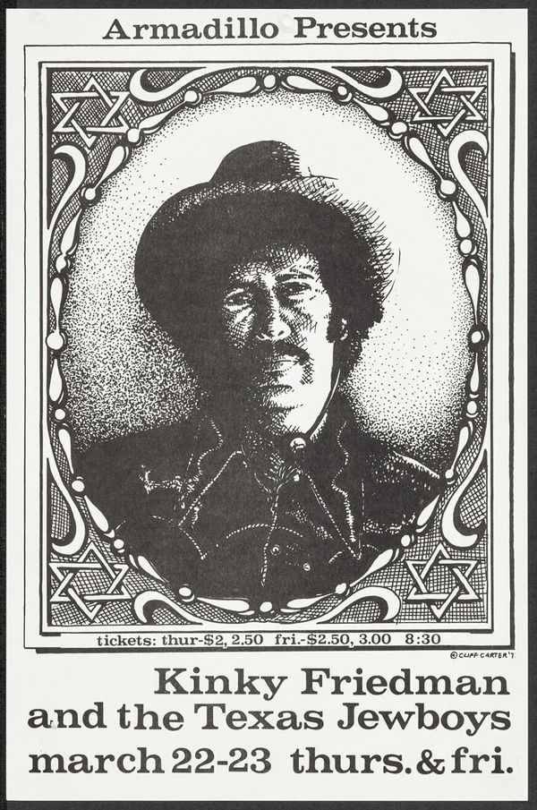 Kinky Friedman Armadillo World Headquarters 1973 Value - GoCollect (kinky-friedman-armadillo ...