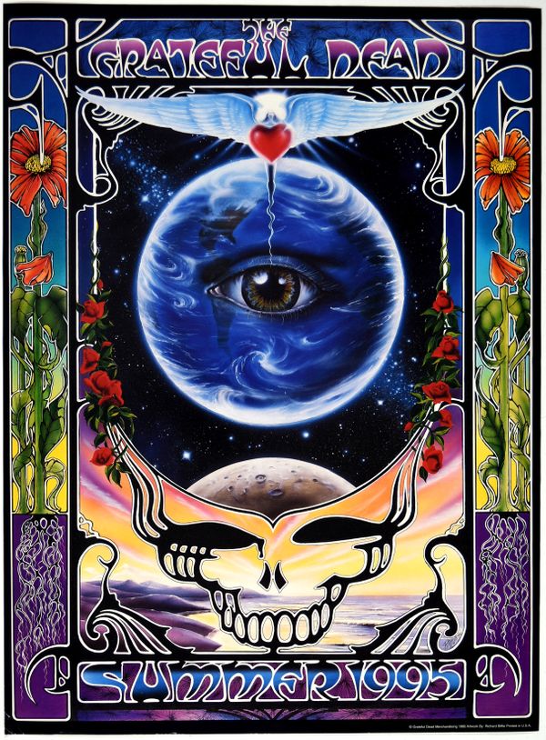 Grateful Dead Summer Tour Poster 1995 Value - GoCollect (grateful-dead ...
